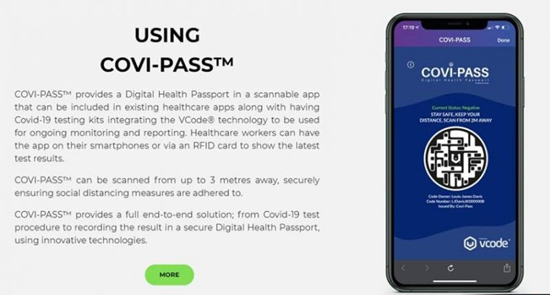 COVI-PASS Digital Passport Certified By UN & Uses Your Biometric ...